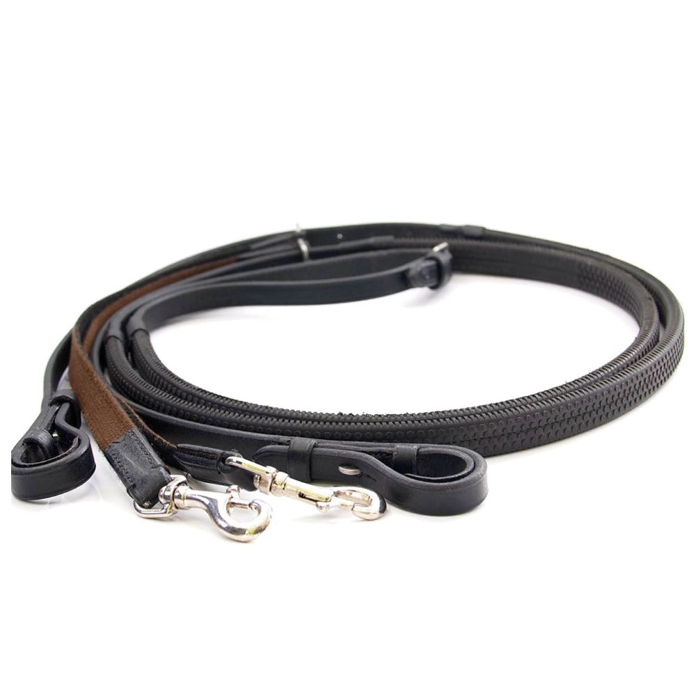 Full Rubber Horse Reins - Balanced Support Reins® – BalancedSupportReins®